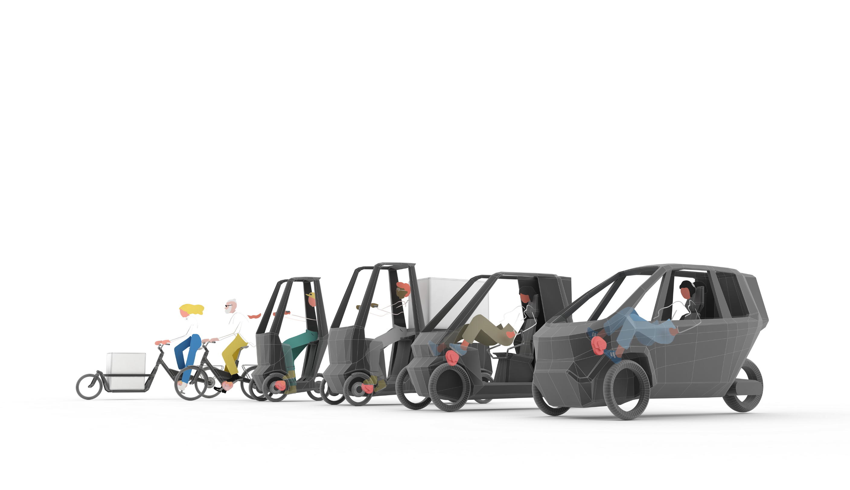 CIXI - PERS, chainless and beltless electronic cranksets