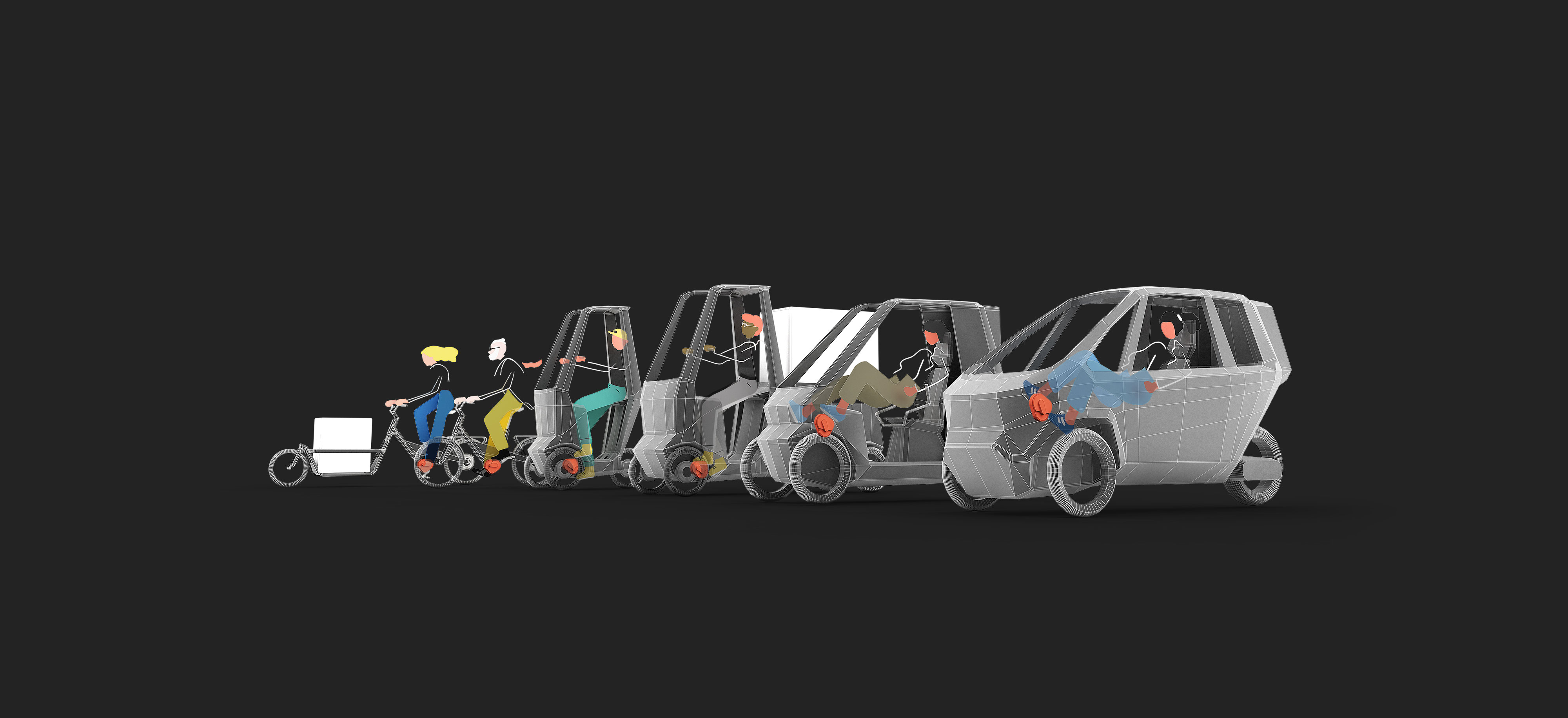 CIXI - PERS, chainless and beltless electronic cranksets