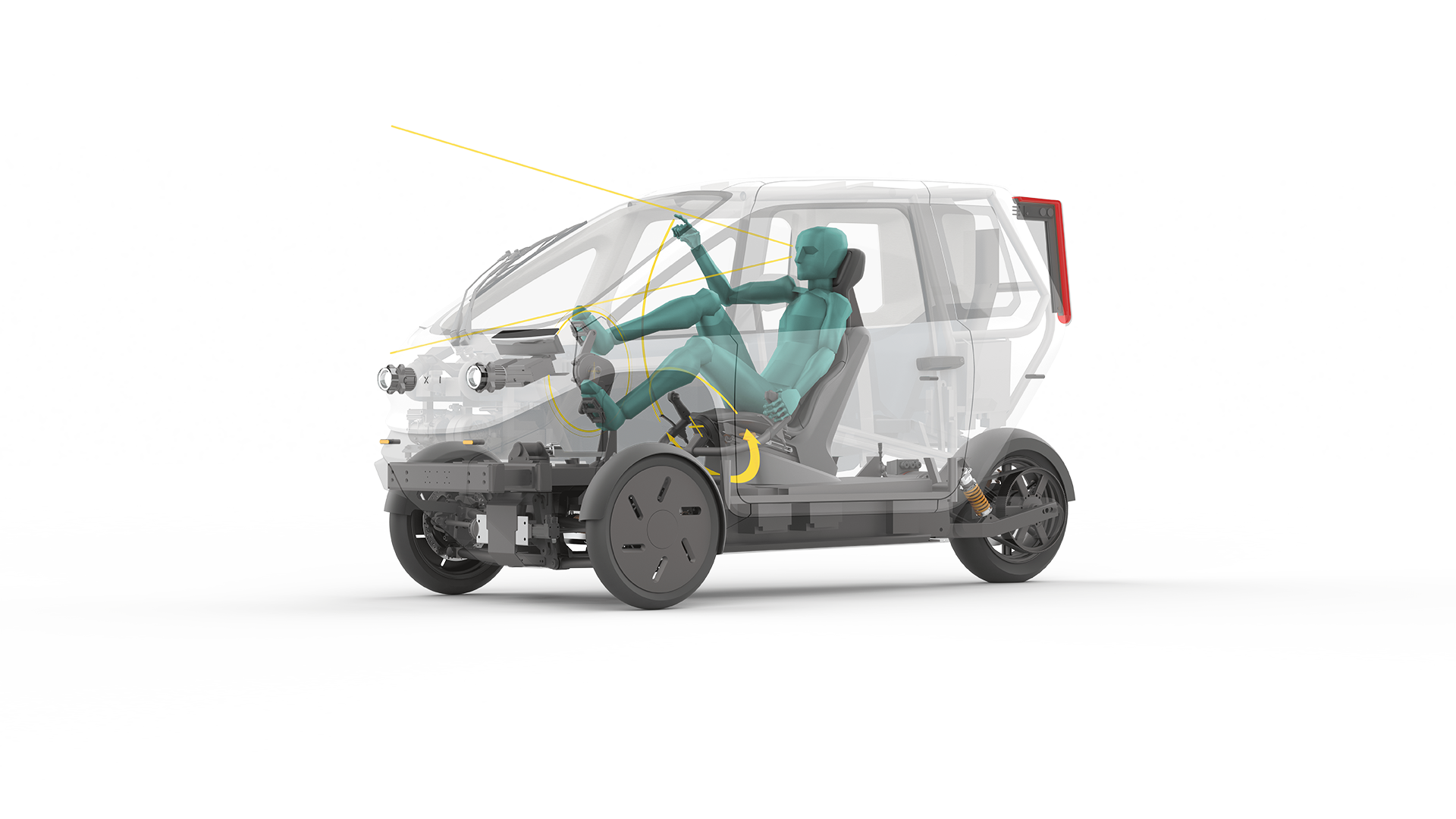 CIXI - VIGOZ, an active vehicle to pedal up to 120 km/h comfortably